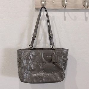 Coach Bags | Coach Taupe Leather Tote | Poshmark